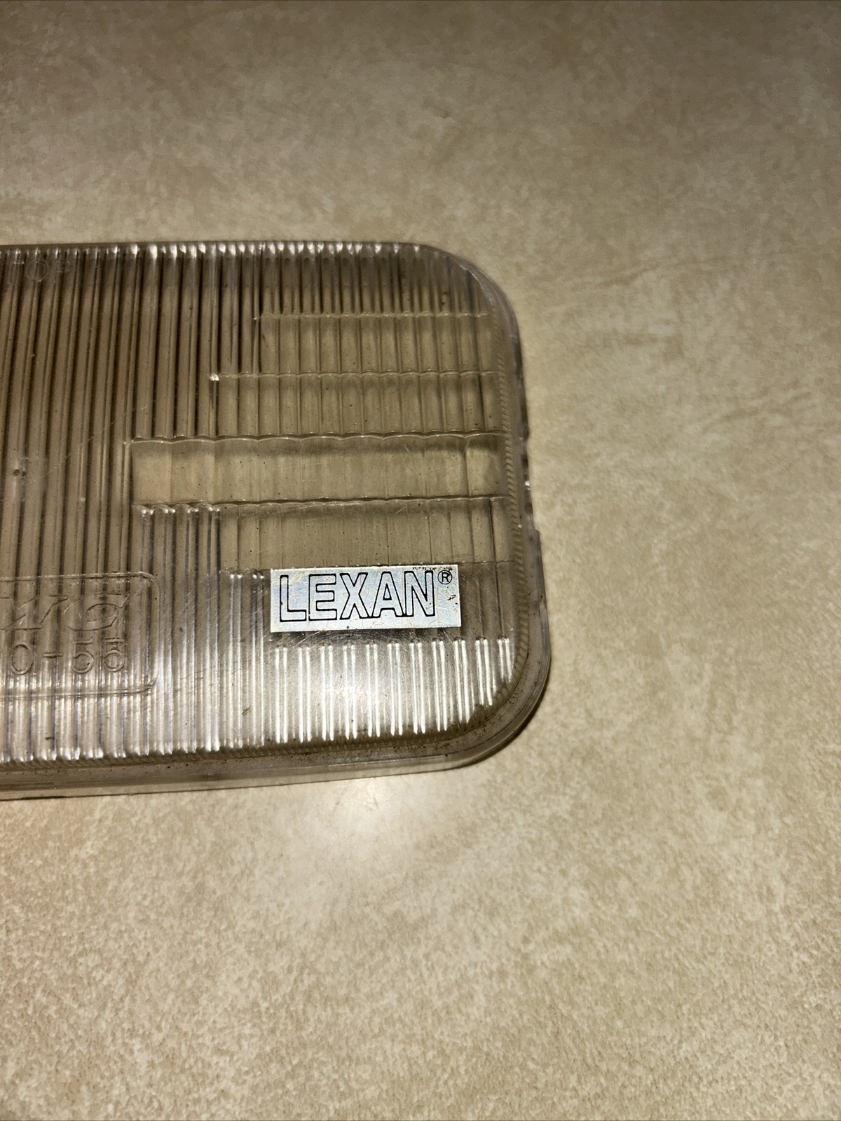 K-Mart Rectangle Amber Glass Fog Light (LEXAN Clear Cover Model # KMC ...