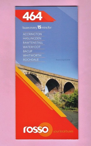 Transdev Timetable - Rosso 464: Accrington to Rochdale - Rossendale ...
