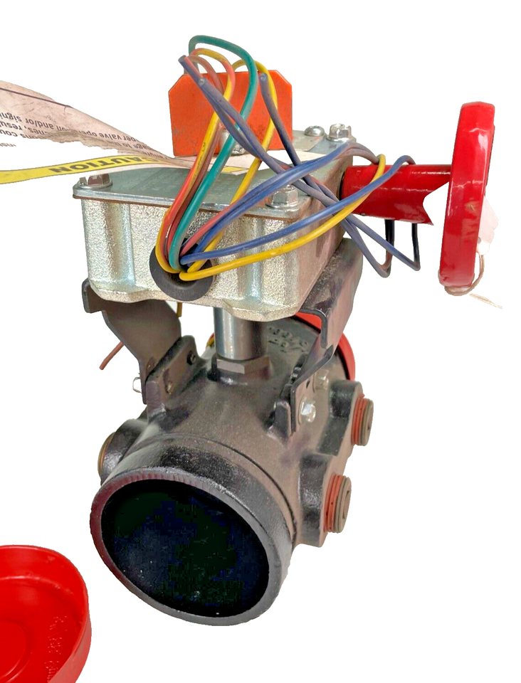Victaulic Firelock Series 702, 3" Grooved Butterfly Valve w/ Actuator ...