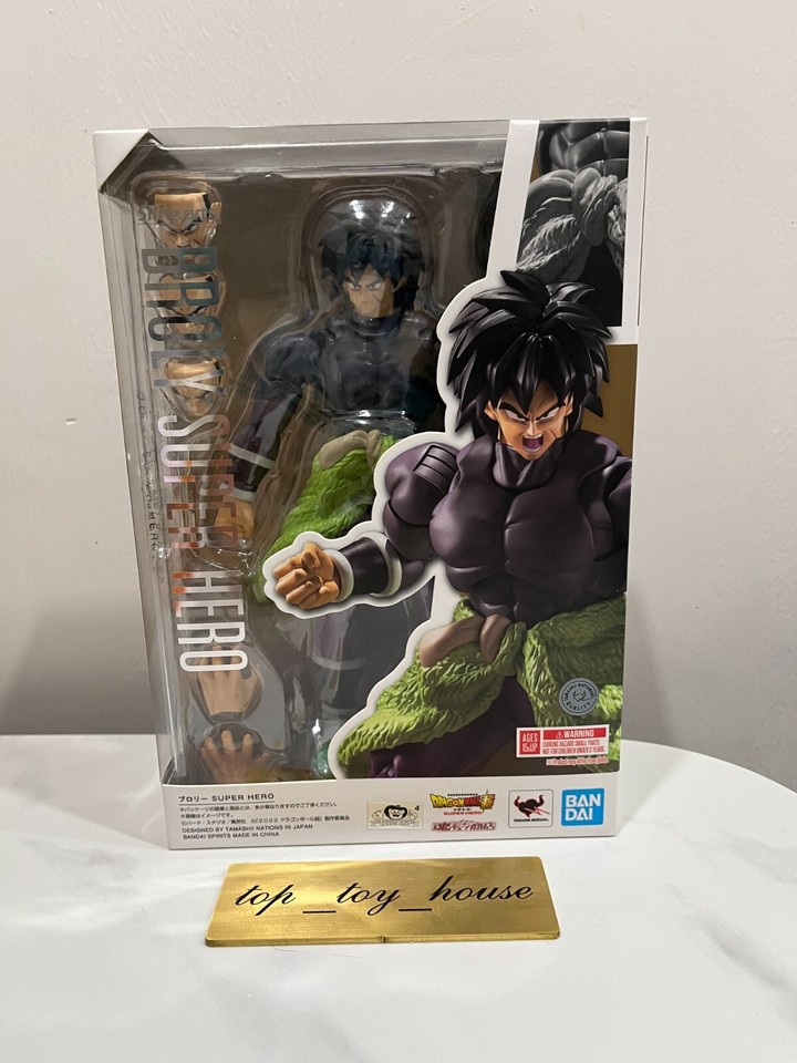 Bandai S.H.Figuarts Broly Dragon Ball Super Heros Action Figure SHF Toy ...