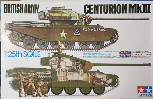 30614 Tamiya 1/25 British Army Centurion Mk III Tank Model Kit | eBay ...