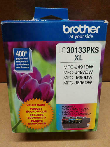 Genuine Brother LC-3013 XL Ink Cartridge Combo-for MFC-J491DW J497DW ...