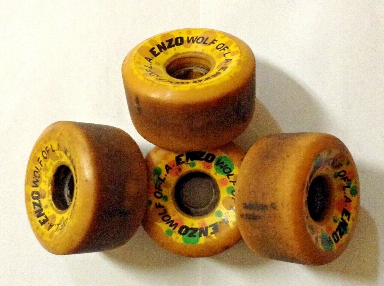 Vintage Enzo Wolf of L.A. Skateboard Wheels - Set of 4 - good used ...