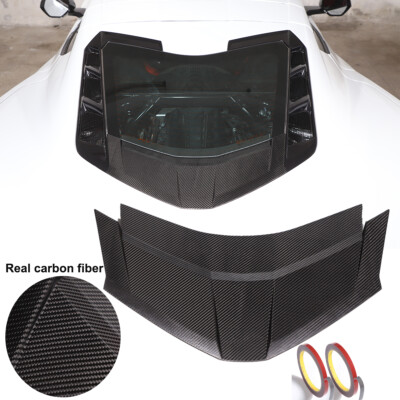 For 20-up C8 Corvette Coupe Carbon Fiber Factory Style Rear Window ...