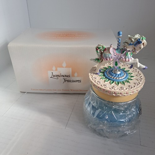 NEW Carousel Collection Horse, AVON Luminous Treasures Winter Splendor ...