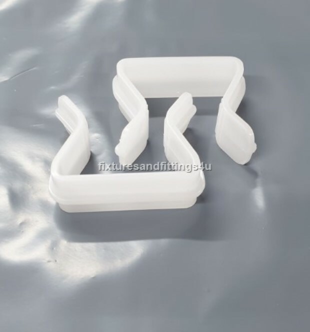 Pack of 4 Divan Base U Clips for bed base replacement clips double ...