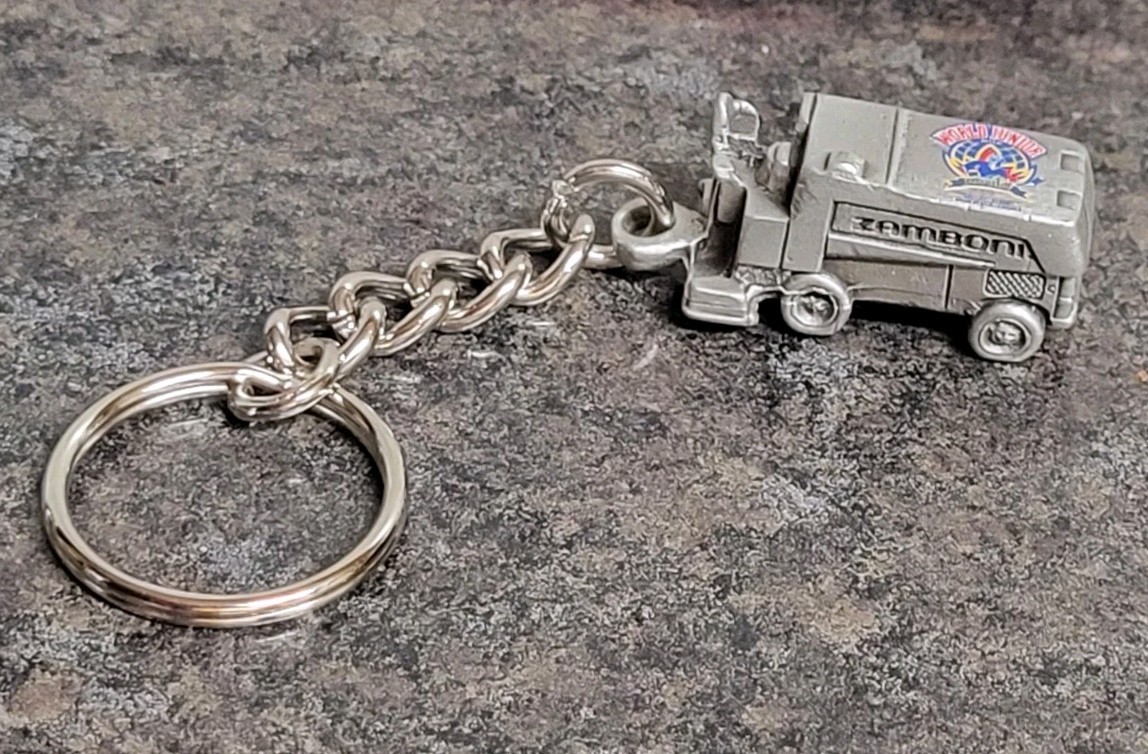 2003 World Junior Hockey Championship Pewter Zamboni Keychain Ovechkin ...