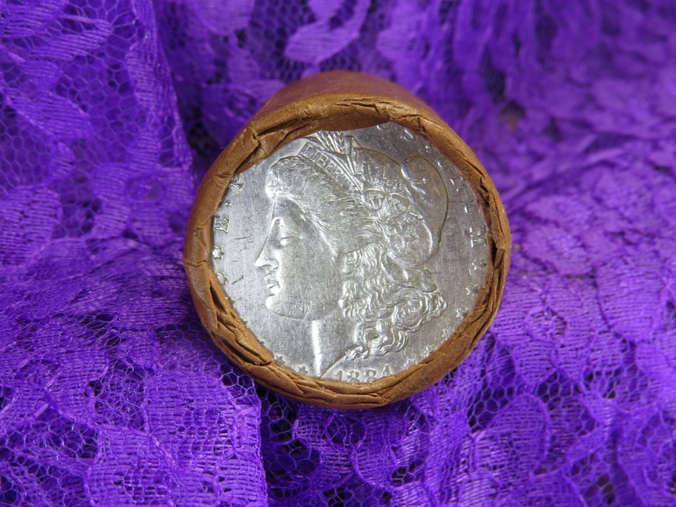ROLL OF 20 MORGAN SILVER DOLLARS 1884 END / CC END TOP*56 | eBay