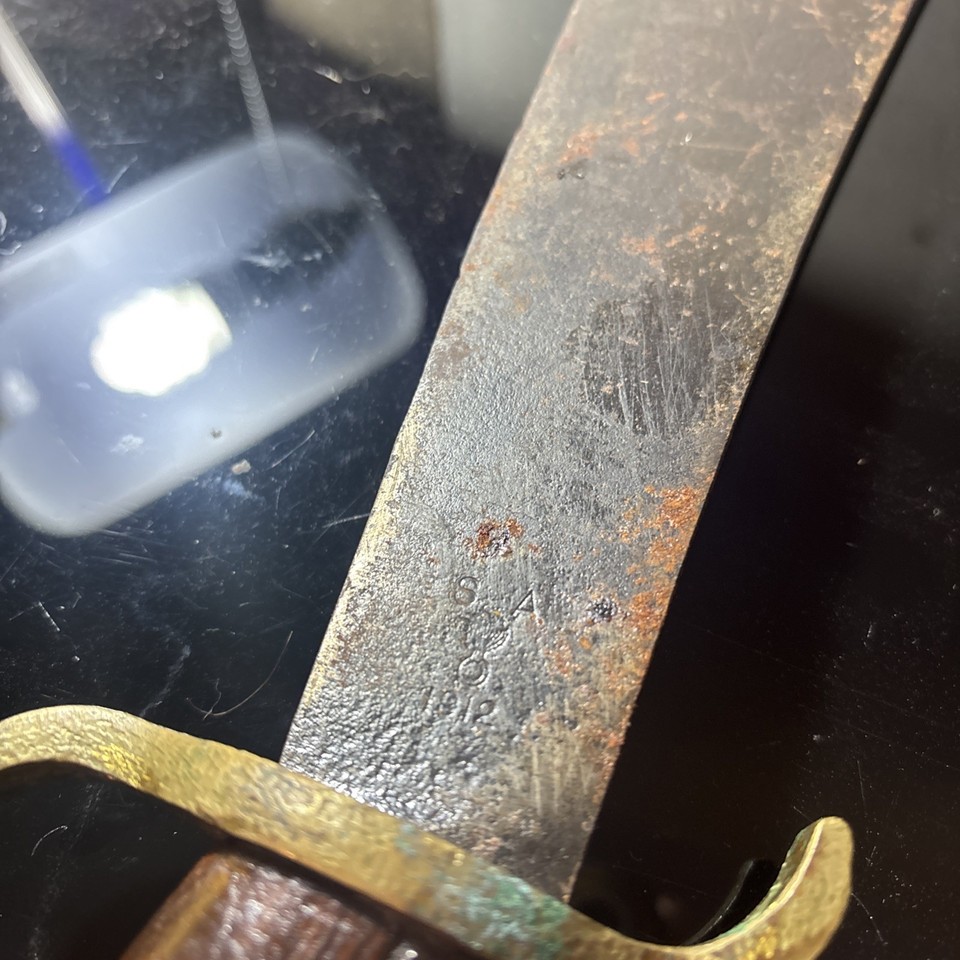 Original Pre WWI 1912 Springfield Armory M1904 Hospital Corps Bolo ...