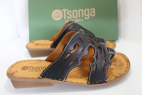 SHOES/FOOTWEAR - Tsonga Isivina thong black | eBay Australia
