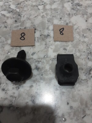 3/8"-16 X 1-1/2" Bolts & Extruded U Nuts 3/8"-16 For GM Body Panels - 8 ...