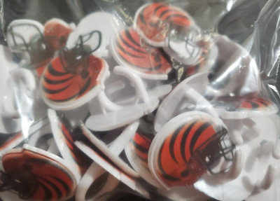 Cincinnati Bengals Team Helmet Cupcake Rings Set of 23 Rings For ...