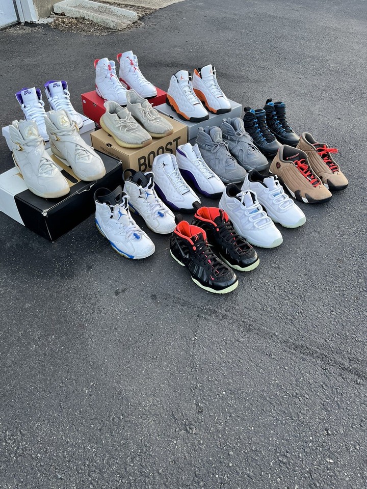 Nike X Jordan X Adidas Sneaker Collection Sizes Range From 8.5-12 ...