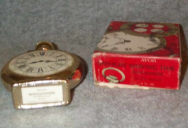 Avon Daylight Shaving Saving Time 6 oz Windjammer After Shave Clock ...