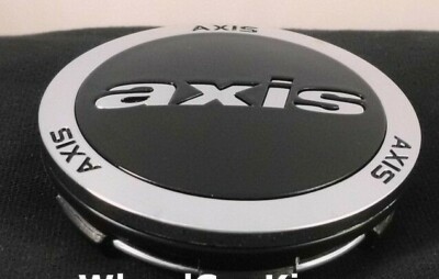 Axis Wheels Black Custom Wheel Center Cap Caps (1) NEW! | eBay