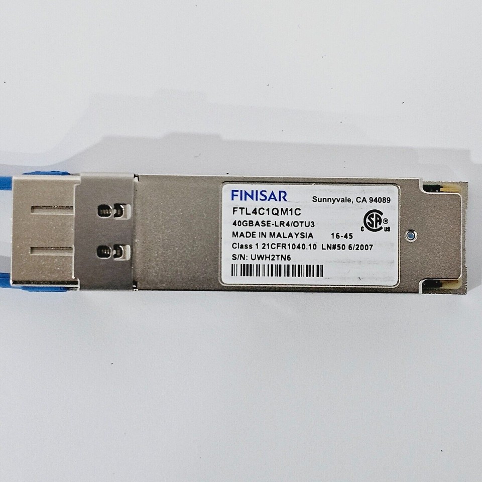 Finisar Optical 3061/92.93 FTL4C1QM1C QSFP 40G LR4/OTU3 Multi Rate ...