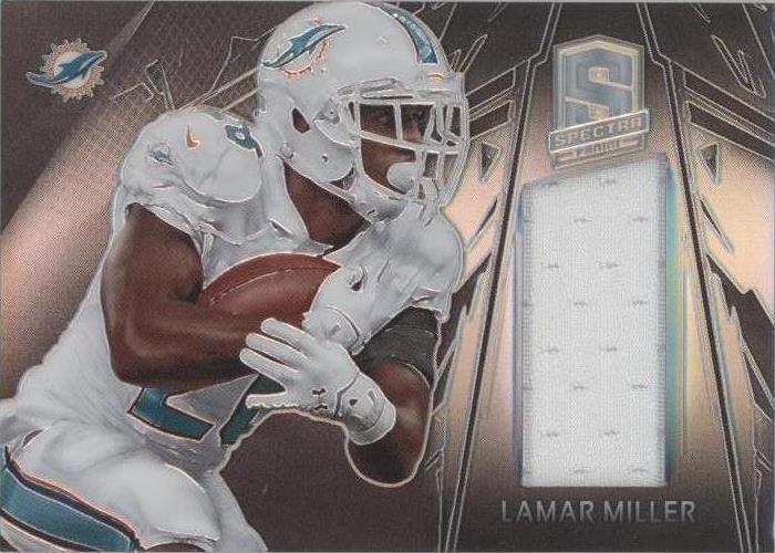2013 Panini Spectra - Materials Lamar Miller #48 /299 (MEM) for sale ...