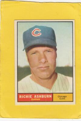 1961 Topps #88 Richie Ashburn Chicago Cubs EX Excellent # 24354 | eBay
