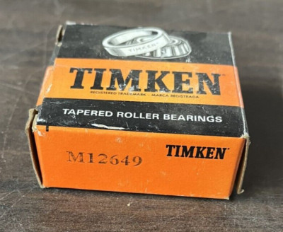 TIMKEN M12649 Tapered roller bearing cone | eBay