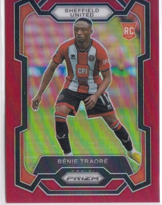 2023-24 Panini Prizm Premier League Red /199 Benie Traore Bénie Traoré ...