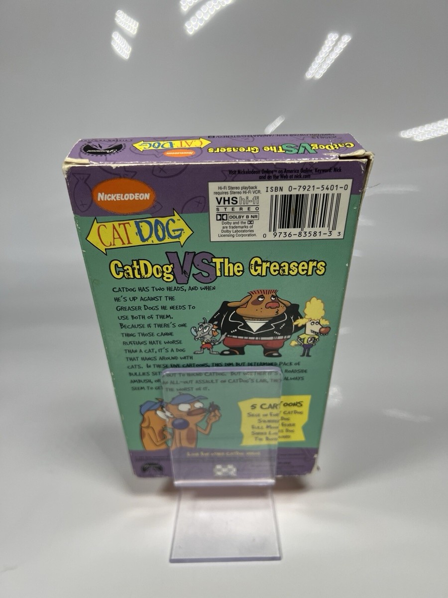 Catdog Vs The Greasers Vhs Nickelodeon Catdog Vs The Greasers VHS