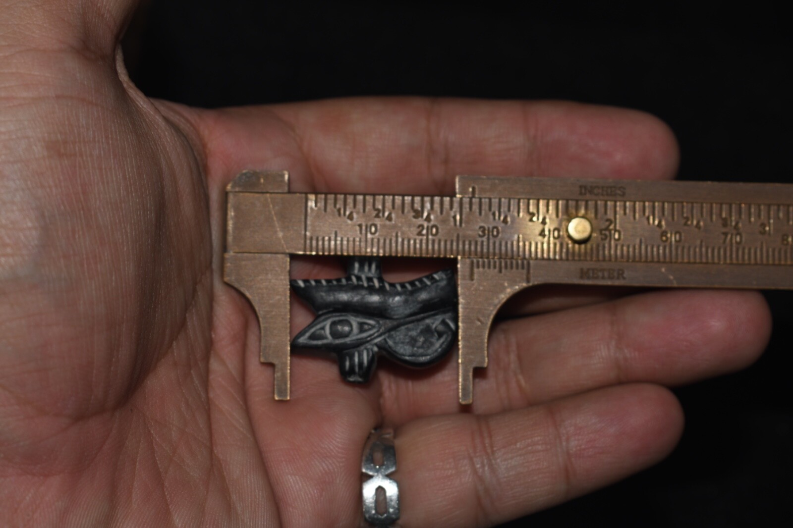 Ancient Egyptian New Kingdom Eye Of Horus Stone Amulet Circa 1292-1189 ...