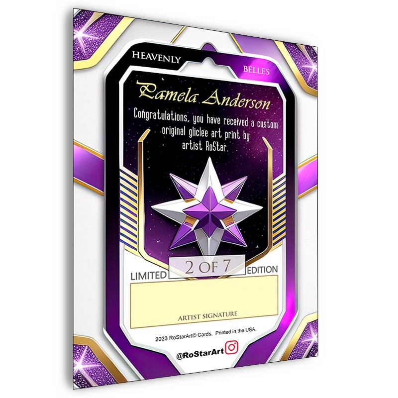 PAMELA ANDERSON Playmate Model Diva Belles #2/7 ACEO Art Print Card by ...