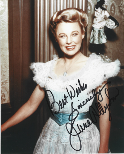 June Allyson REAL hand SIGNED Photo COA Autographed Two Girls and a ...