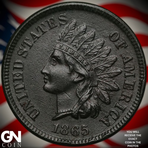1865 Indian Head Cent Penny A2676 | eBay