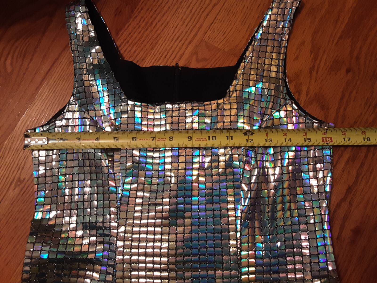 Lip Service Vintage Iridescent Holographic Mirrored Disco Ball Mini ...