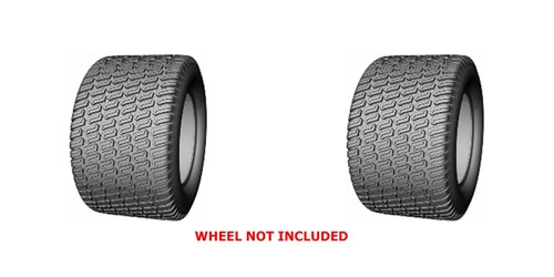 (TWO) 23x10.50-12 DEESTONE COMMERCIAL D838 LAWN MOWER TURF TIRES 6 ply ...