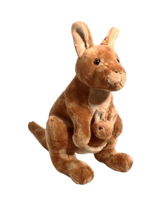 35cm Rooby Kangaroo with Joey Plush Kids Toy | eBay Australia