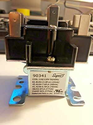 SUPCO GENERAL PURPOSE SWITCHING RELAY DPDT 120VAC 90341 | eBay
