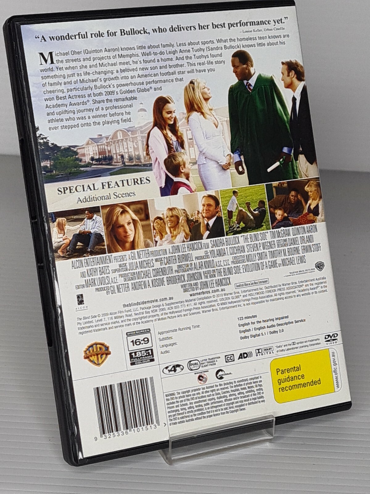 The Blind Side (DVD, 2010) Sandra Bullock Jae Head Ray Mckinnon Tim ...