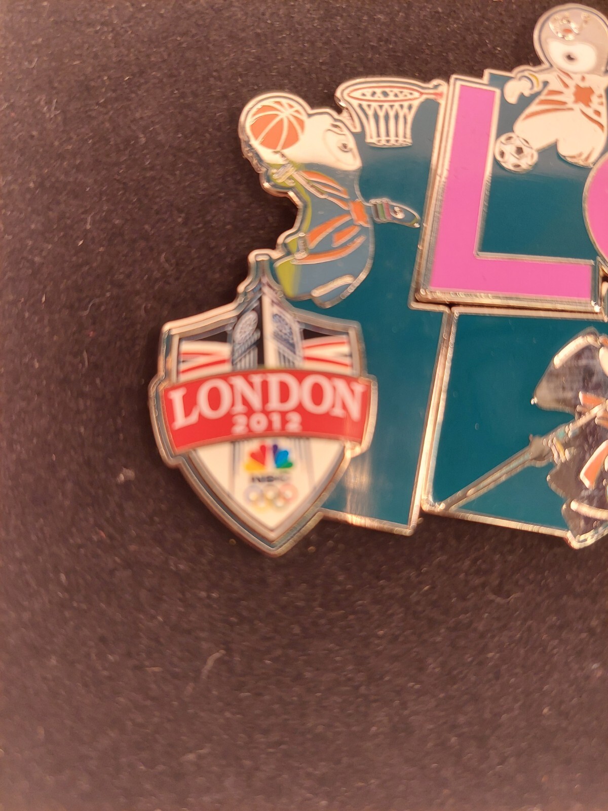 2012 Olympics NBC London Mascot Puzzle Pin Set Collectable Trading Pins ...