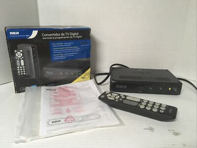 RCA DTA800B Digital to Analog TV Converter Box COMPLETE User Manual ...