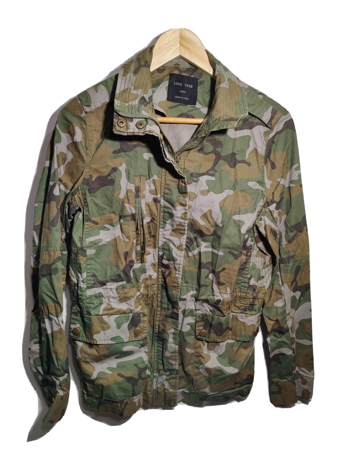 LOVE TREE Camouflage Military Style Army Utility Ano… - Gem