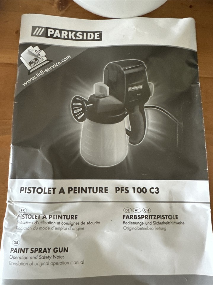 PARKSIDE pistolet à peinture PFS 100 C 3 | eBay