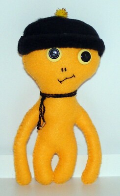 Handmade Primitive Monster, Felt Creature, 8" Tall, Brand New, Plush | eBay