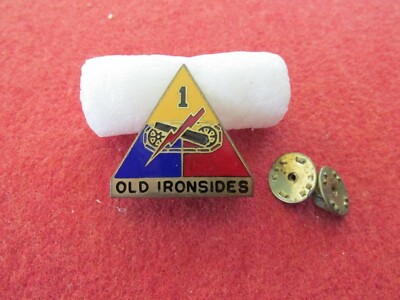 US Army 1st Armor pin DI old ironsides | eBay