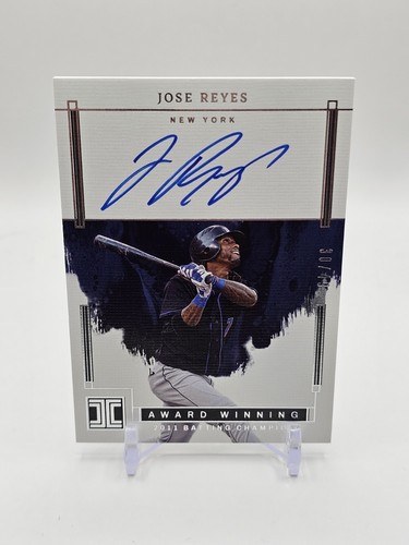 2024 Panini Impeccable Jose Reyes Award Winning - AWA-JR - Autograph ...