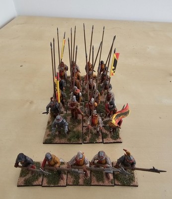 28mm Swiss Pike Block Perry Miniatures 15th/16th Century Nicely Painted ...