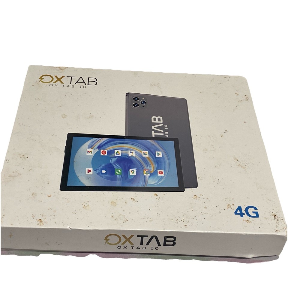 Ox Tab Gray Quad Core 10 Inch 32gb 4g Android Tablet No Sim Card ...
