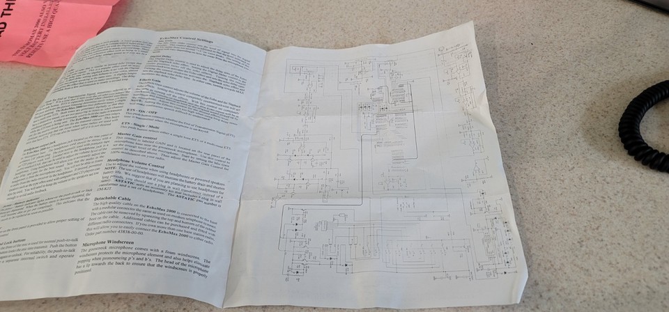 ASTATIC ECHOMAX 2000 DESK MIC FOR COBRA 148GTL 142GTL 2000GTL | eBay