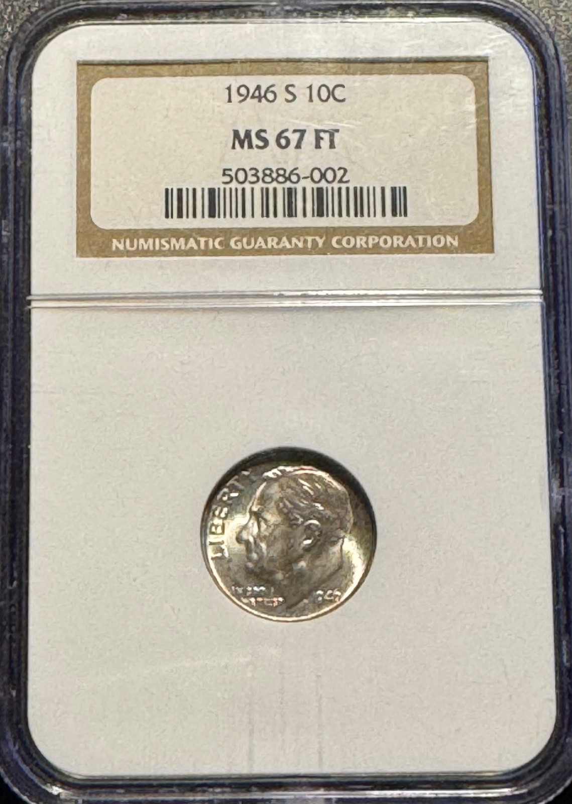 1946-S Roosevelt Dime 10c MS67 FULL TORCH | eBay
