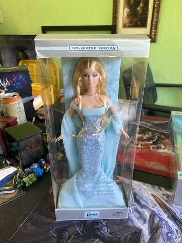BIRTHSTONE BARBIE DOLL MARCH AQUAMARINE MATTEL B3411 BOX Has Wear ...