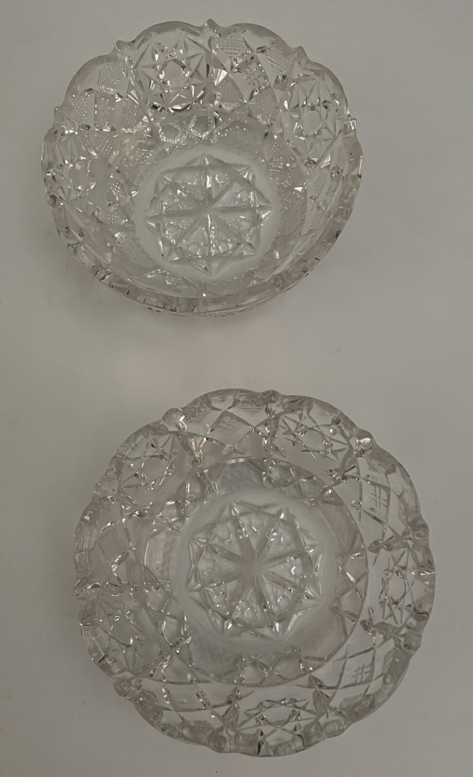 2 Small Antique Glass Candy Dishes | eBay
