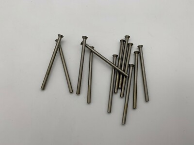 Royal .114 X 2" Long Bevel Headed Punches, Tool Steel Lot Of 12 Pieces ...