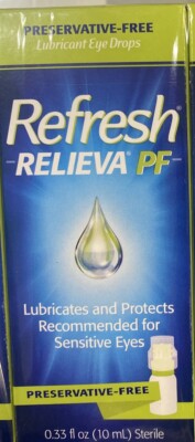 Refresh RELIEVA Xtra Preservative-Free Tears Lubricant Eye Drops,0 ...