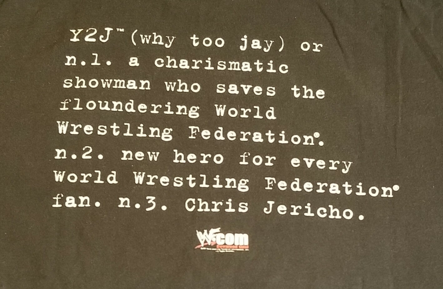 Vintage 1999 Y2J WWF Shirt - Gem